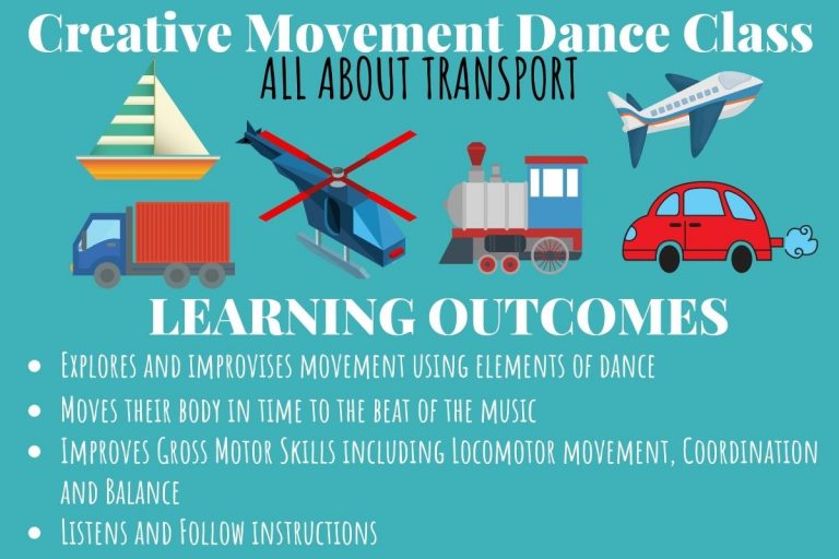 Transport Lesson For Kids & Toddlers – Dance & Movement – Move Dance Learn
