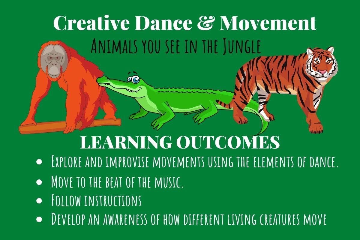 Move Like a Jungle Animal Activity & Dance Class for Kids & Toddlers ...